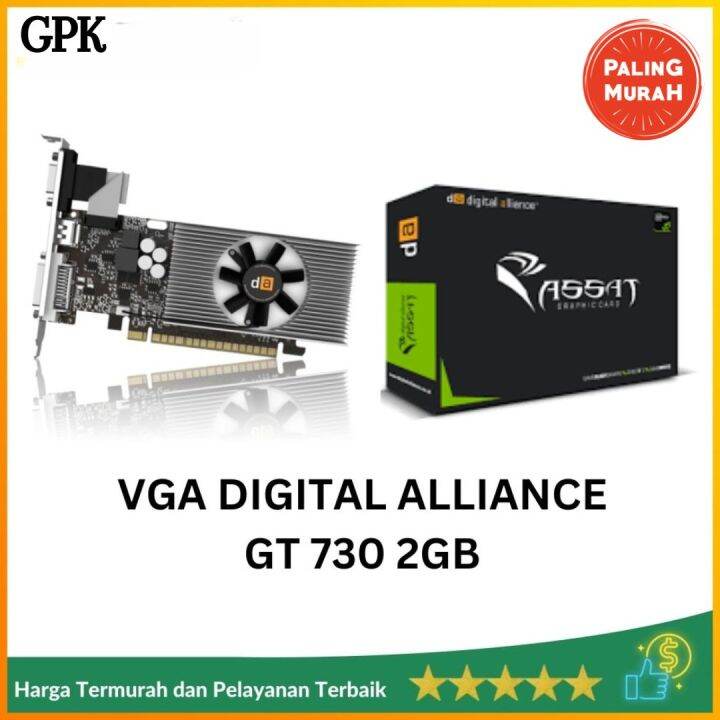 VGA DA DIGITAL ALLIANCE GT 730 2048MB DDR3 128BIT | Lazada Indonesia