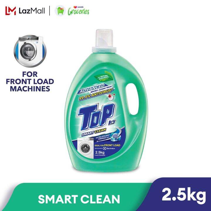 TOP Liquid Detergent Smart Clean Low Suds 2.5KG | Lazada