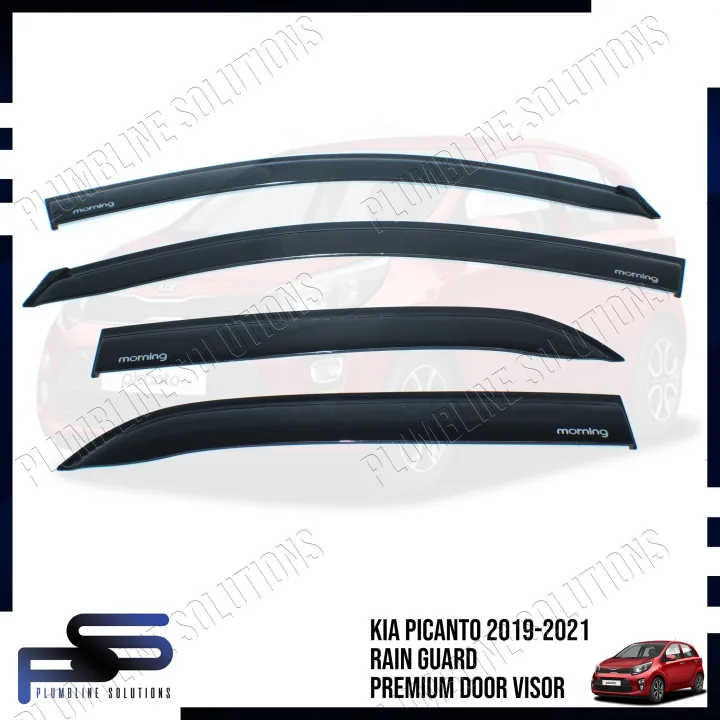 Window Door Visor for Kia Picanto 2018 2019 2020 2021 OEM Injection ...