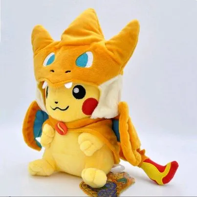 PIKACHU - MEGA CHARIZARD Y COSPLAY Pokemon Plush Toy (22cm) | Lazada PH