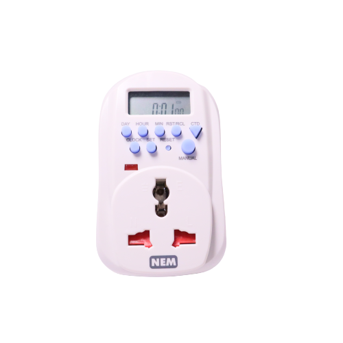 NEM 13A Universal DIGITAL Plug in 7 Days 24Hrs Programmable TIMER Time Switch | Lazada