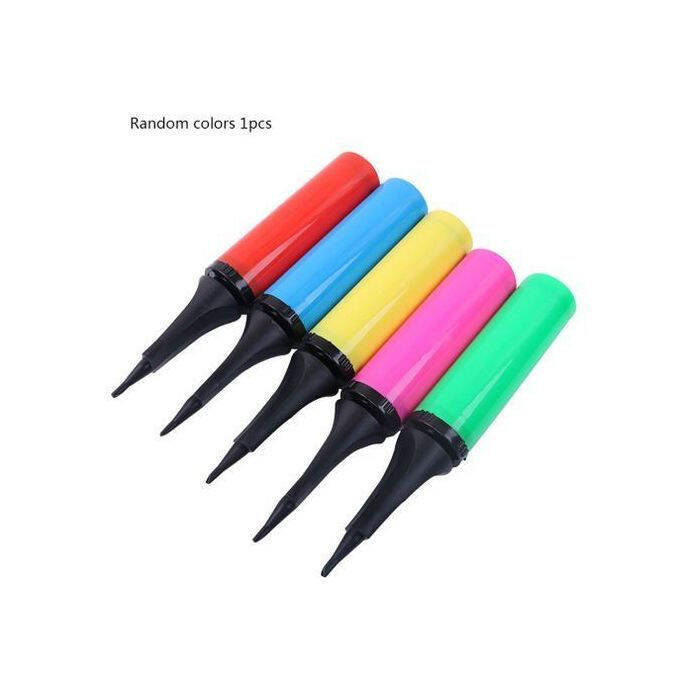 Balloon Pump Inflator Plastic Hand Held Latex Balls Party Foil Balloons ...
