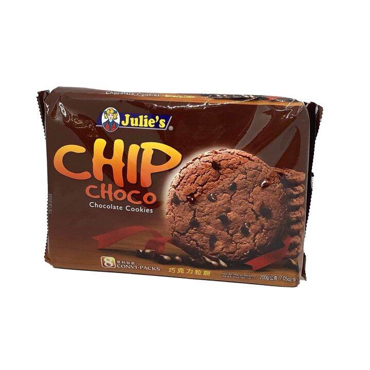 Julie's Chip Choco Chocolate Cookies / 巧克力粒餅 200g | Lazada