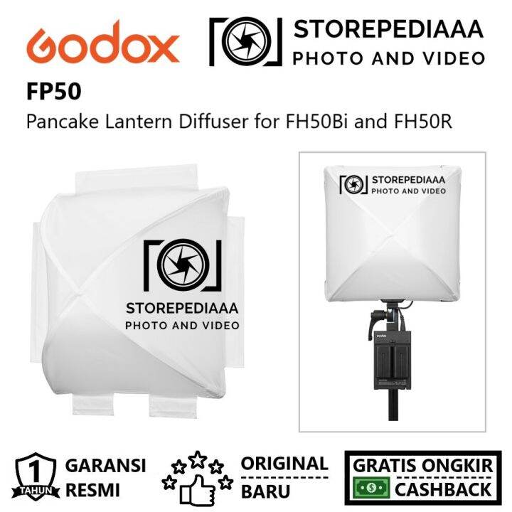 Godox FP50 Pancake Lantern Diffuser for FH50Bi FH50R Flexible Light ...