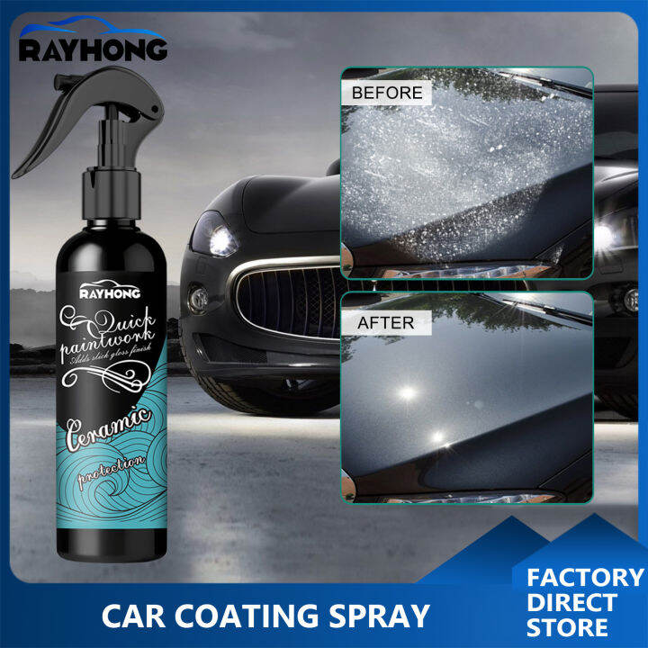 Rayhong Ceramic Coating For Auto Paint Crystal Wax Spray Nano Hydrophobic Liquid Polymer ...