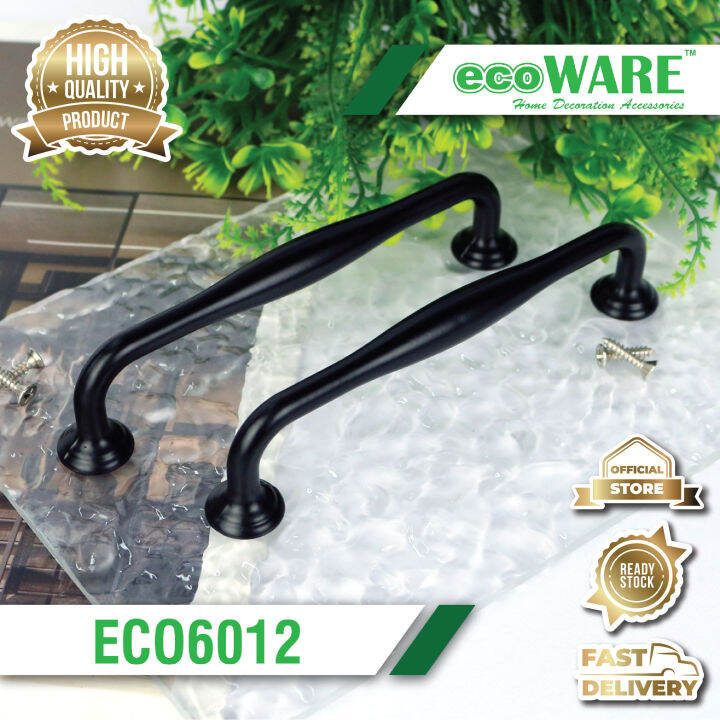 ecoWARE ECO6102 Classic Black Drawer Handle Modern Style Cabinet Door ...