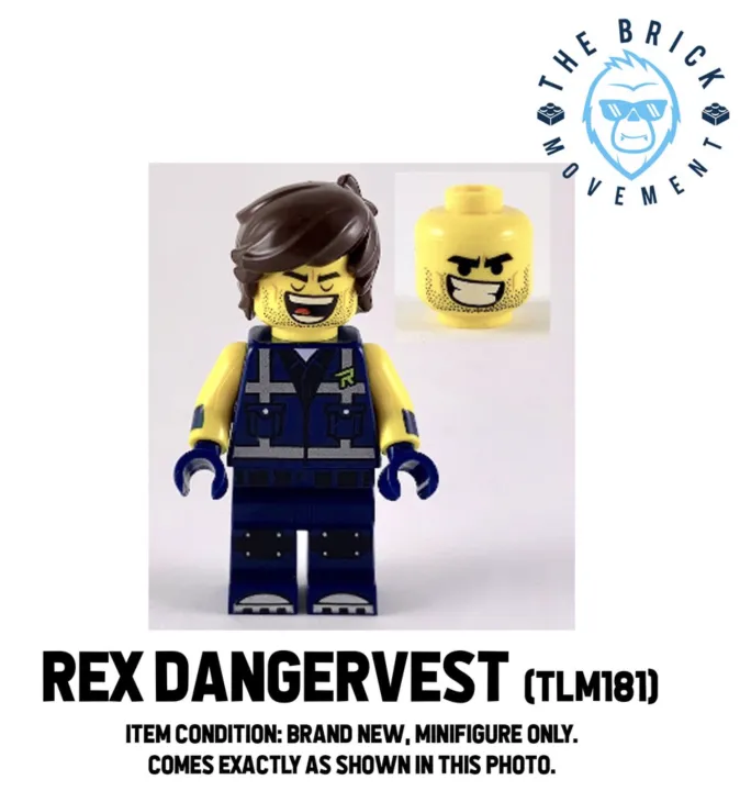 LEGO® THE LEGO® MOVIE 2 Rex Dangervest Minifigure | Lazada PH