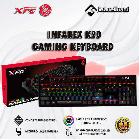 XPG INFAREX K20 Gaming Keyboard | Lazada