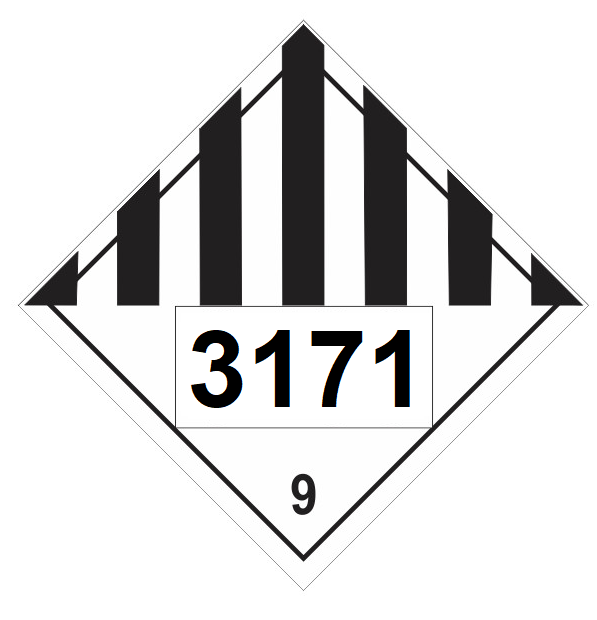 TEM HÀNG NGUY HIỂM DÁN CONTAINER CLASS 9 UN 3171 | Lazada.vn