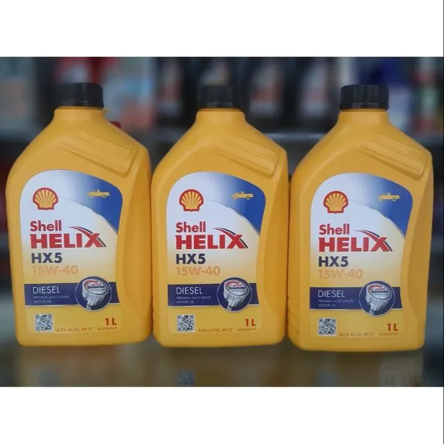 Shell Helix HX5 15W40 DIESEL PREMIUM MULTIGRADE MOTOR OIL 1L | Lazada PH