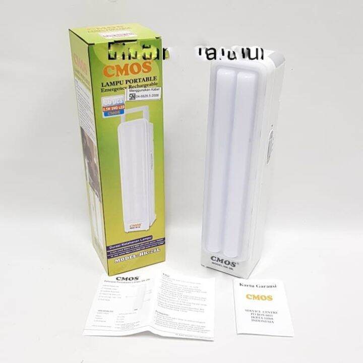 Lampu Emergency LED Cmos HK-28L Rechargeable | Lazada Indonesia