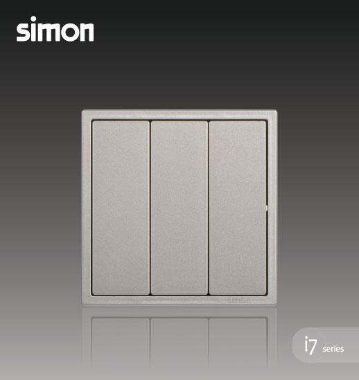 Simon i7 Series 3 Gang 1 Way Switch - Golden Champagne | Lazada