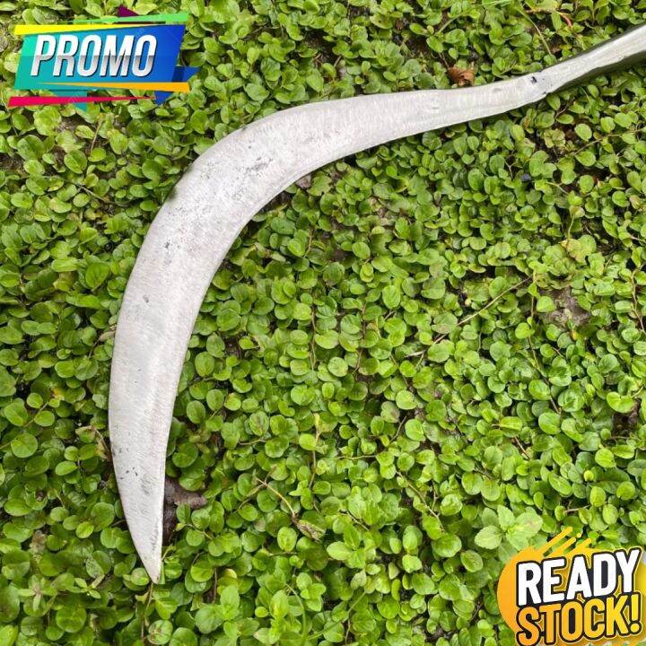 Arit sabit model madura potong rumput padi baja asli-celuritan gagang ...