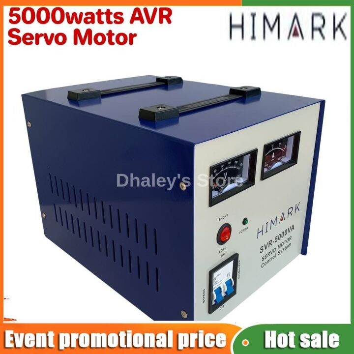 Himark AVR Automatic Voltage Regulator 5000watts SVR-5000VA Servo Type ...