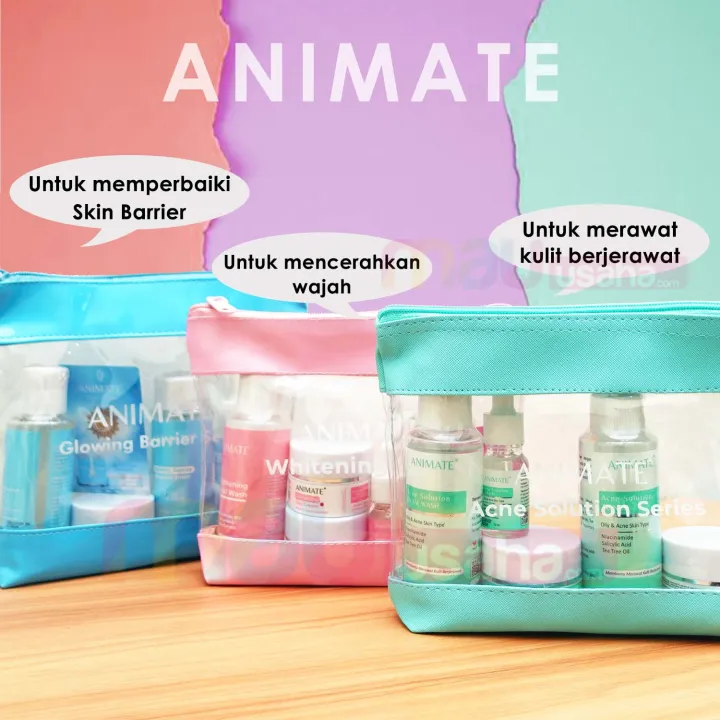 Animate Instant Whitening Series 5in1 Animate Paket Skincare Skin ...