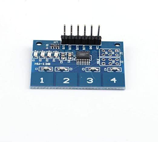 TTP224 4-Channel Digital Capacitive Switch Touch Sensor Module | Lazada.co.th