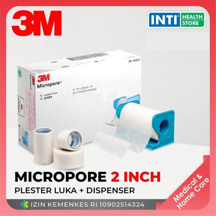 3M | Micropore 2 Inch | Plester Putih | Plester Roll | Plester Luka ...