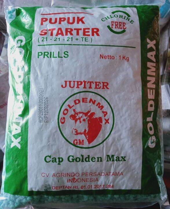 NPK 21-21-21+TE pupuk stater golden max 1 KG | Lazada Indonesia