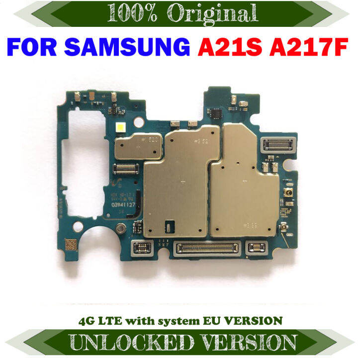 EU version mainboard For Samsung Galaxy A21S A217F Unlocked Motherboard ...