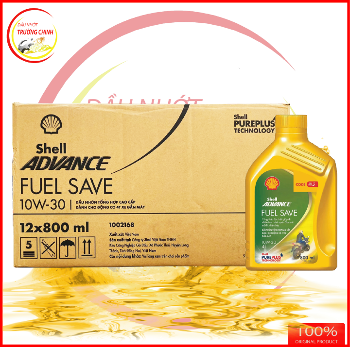 Thùng Nhớt Shell Advance Fuel Save 10W30 tiết kiệm nhiên liệu dành cho ...