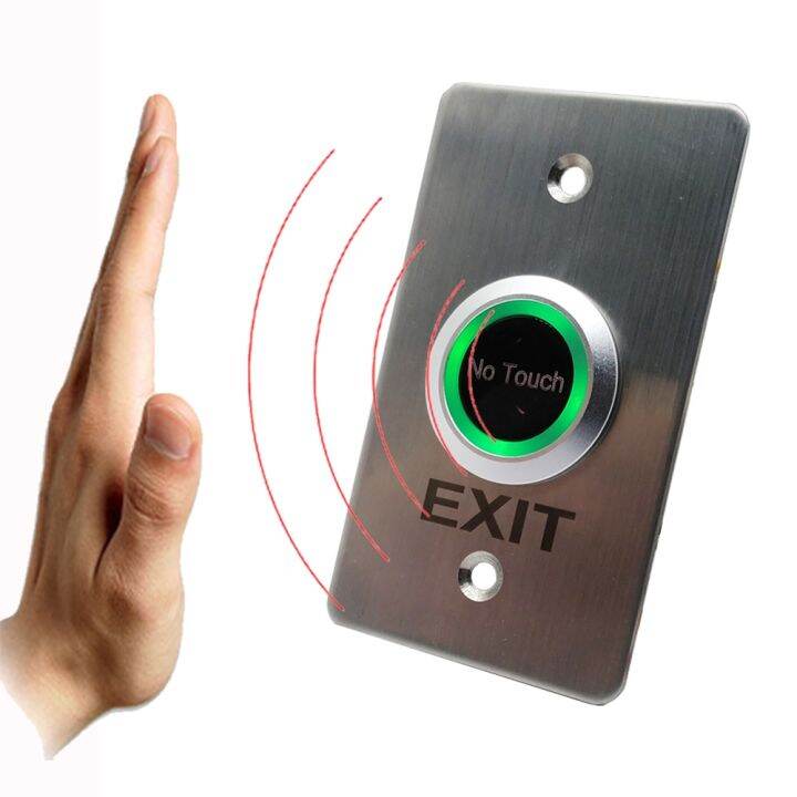 [ONN] 2021ใหม่ Touchless Door Access Control Release Switch Ir Contactless No Touch Infrared ...