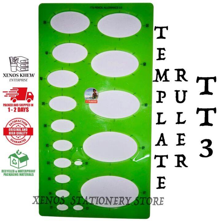 TECHNICAL TEMPLATE RULER TT3 / TECHNICAL GEOMETRY DESIGN TEMPLATE RULER ...