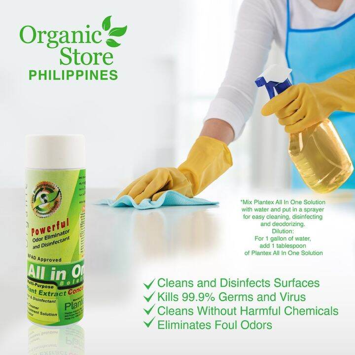 practical Organic Disinfectant and Odor Eliminator - Plantex Green All ...