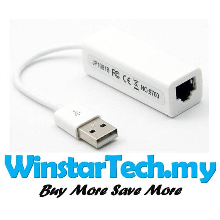 USB 2.0 to RJ45 Lan 100Mbps Network Ethernet Adapter Converter Card For ...
