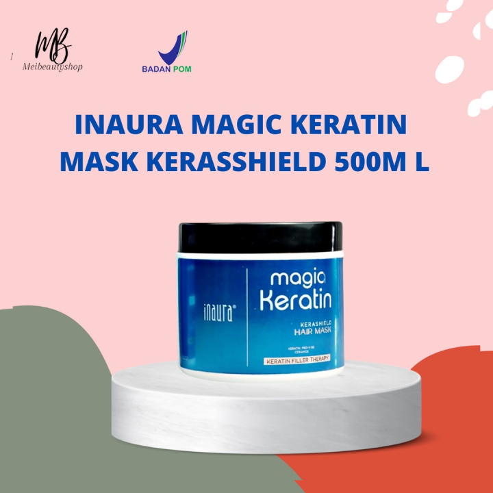 INAURA magic keratin kerashield HAIR MASK 500ML | Lazada Indonesia