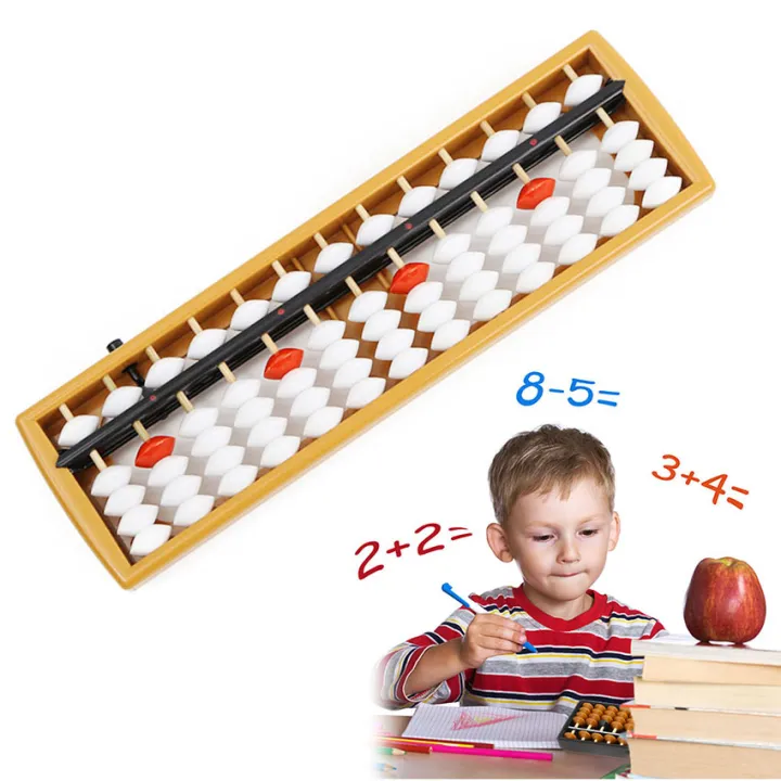 Portable Japanese 13 Digits Column Abacus Soroban Educational Toys ... Portable Japanese 13 Digits Column Abacus Soroban Educational Toys ...