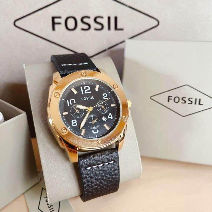 Fossil Brand Luxury Mens Watches Fashion Male Leather Clock Casual Men ...