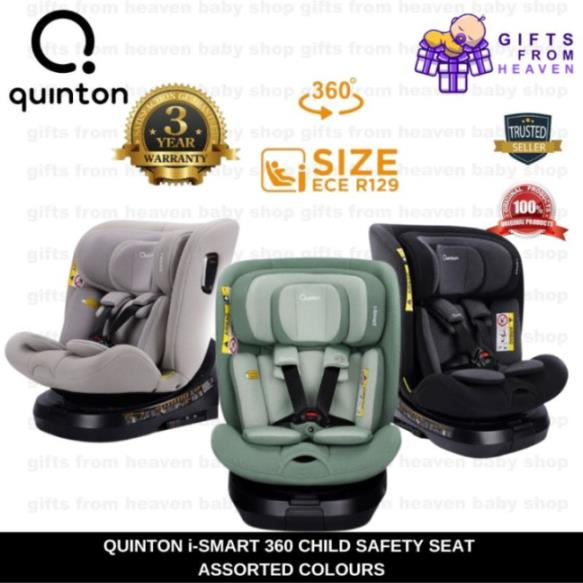 QUINTON i-SMART 360 CHILD SAFETY SEAT ASSORTED COLOURS | Lazada