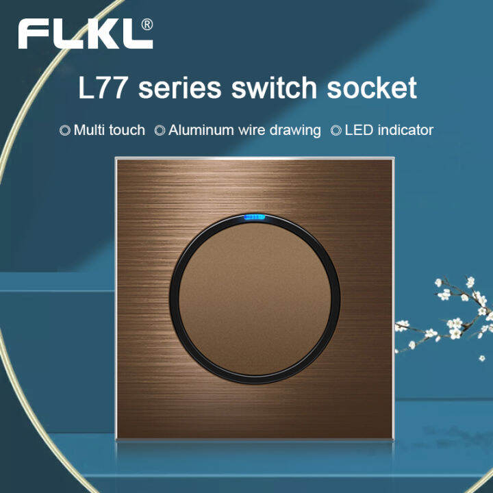 FLKL Wall Power Switch Modern Lighting Switch led indicator light ...
