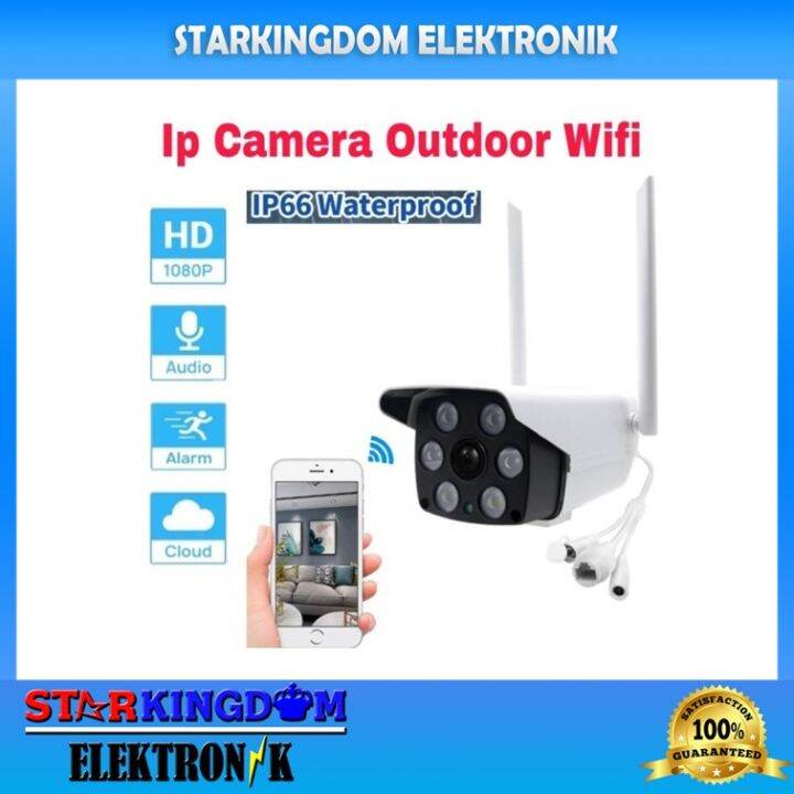Ipcam Wifi Outdoor Smart IP Camera Full HD Wireless With 2 Antena CCTV ...