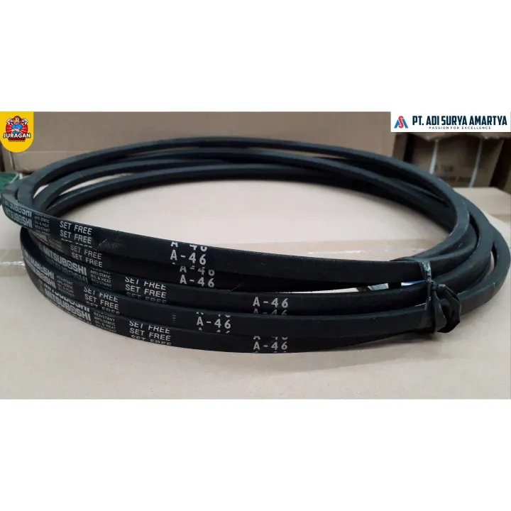 FANBELT V-BELT - MITSUBOSHI A46/A47/A48/A49/A50 (HARGA SATUAN) | Lazada ...