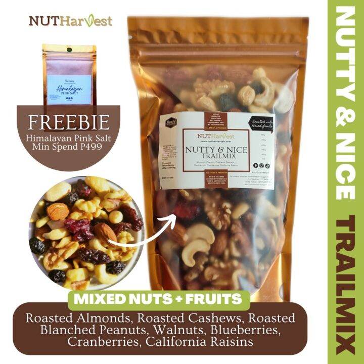NUTHarvest NUTTY NICE Mixed Nuts Fruits with FREEBIE | Lazada PH