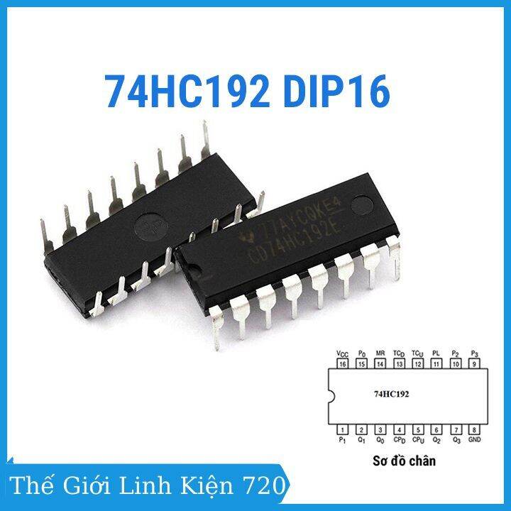 74HC192 DIP16 IC đếm họ TTL | Lazada.vn