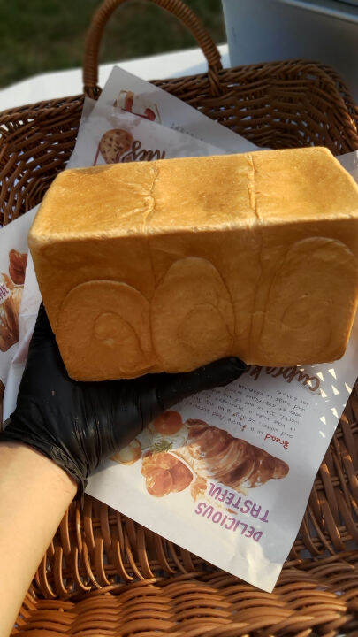 ขนมปังนุ่มสไตล์ญี่ปุ่น Nama Shokupan ไม่ใส่ไข่ โชคุปัง เอาไปทำ honey ...