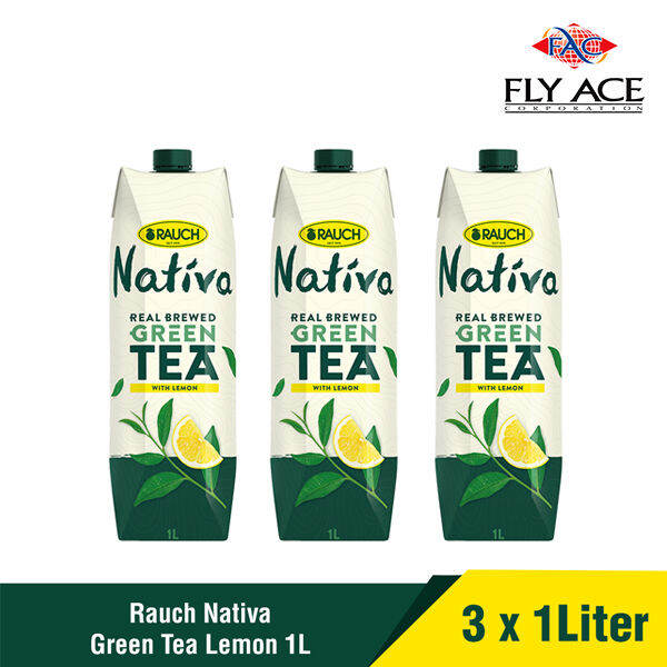 Rauch Nativa Green Tea Lemon 1L x 3 | Lazada PH