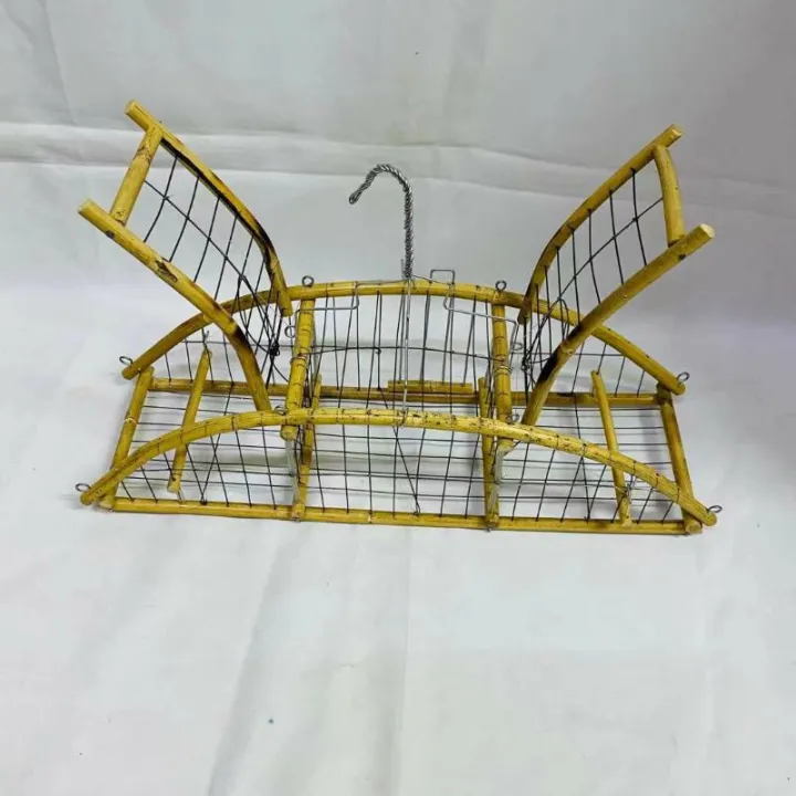 Jebak Burung Serindit Rotan (2 in 1) | Lazada