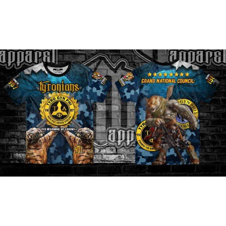 Tyronians Full sublimation shirt, . shipping | Lazada.co.th