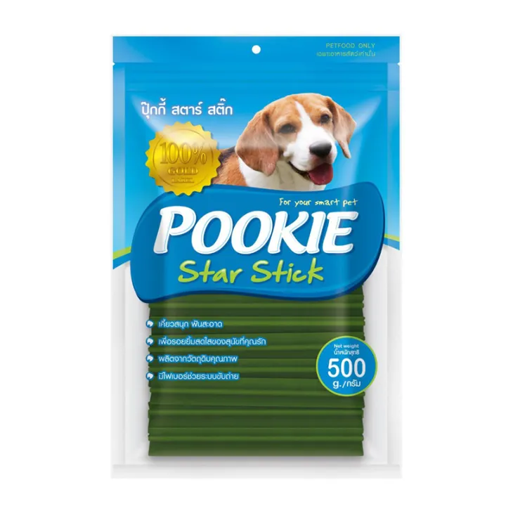 Pookie Star Stick Snack รสคลอโรฟิลล์ 500g. | Lazada.co.th