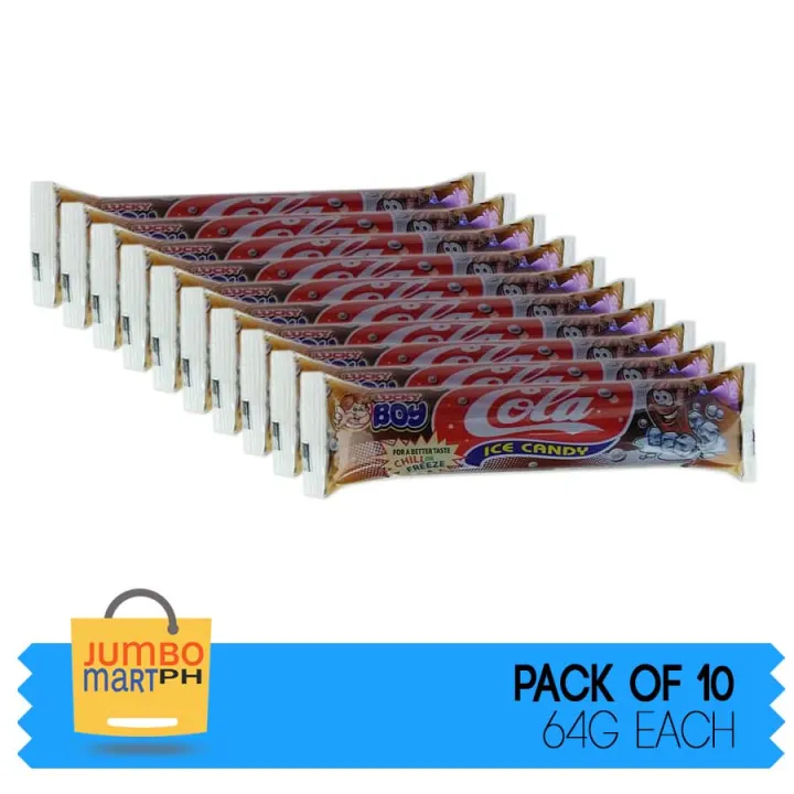 LUCKY BOY COLA ICE CANDY 64G EACH / PACK OF 10 | Lazada PH