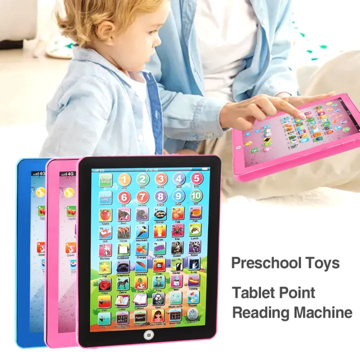 Gemeer Children Multiple Modes Tablet Pad Electronic Preschool English ...
