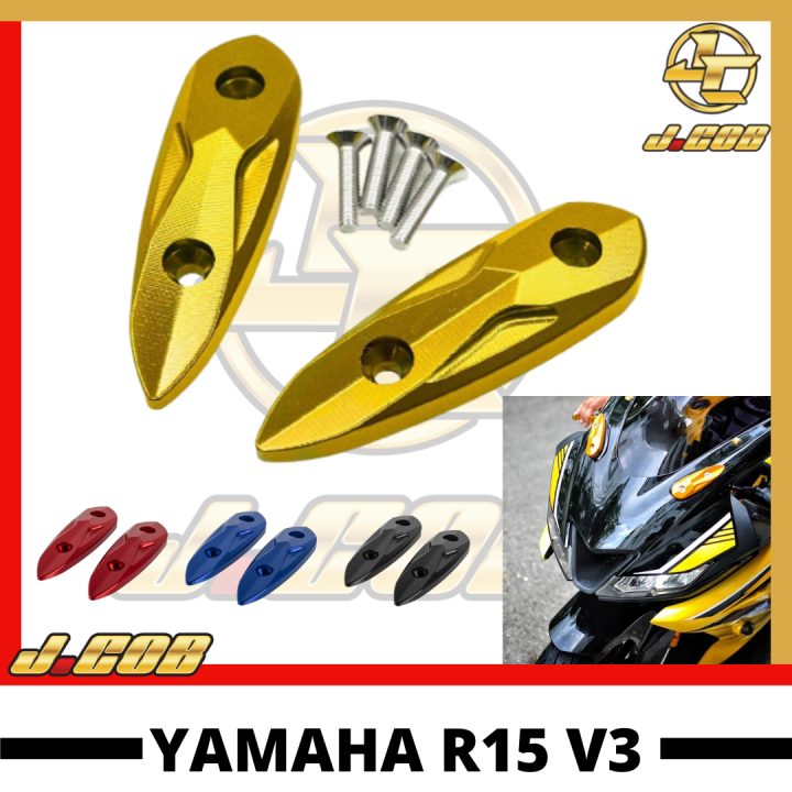 YAMAHA R25 R15 V3 Mirror Block CAP COVER | Lazada