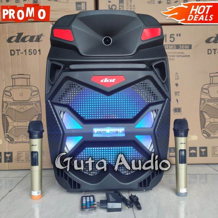 Speaker Portable 15 inch DAT DT 1501 Original | Lazada Indonesia