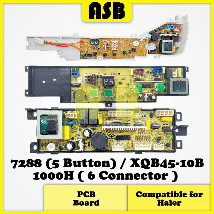(1pc) ( Compatible : HAIER ) Washing Machine PCB Board / Papan Litar ...