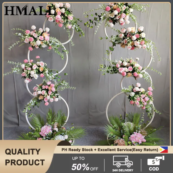Hmall Iron outdoor party wedding arch flower stand wedding props ornaments garden decoration ...