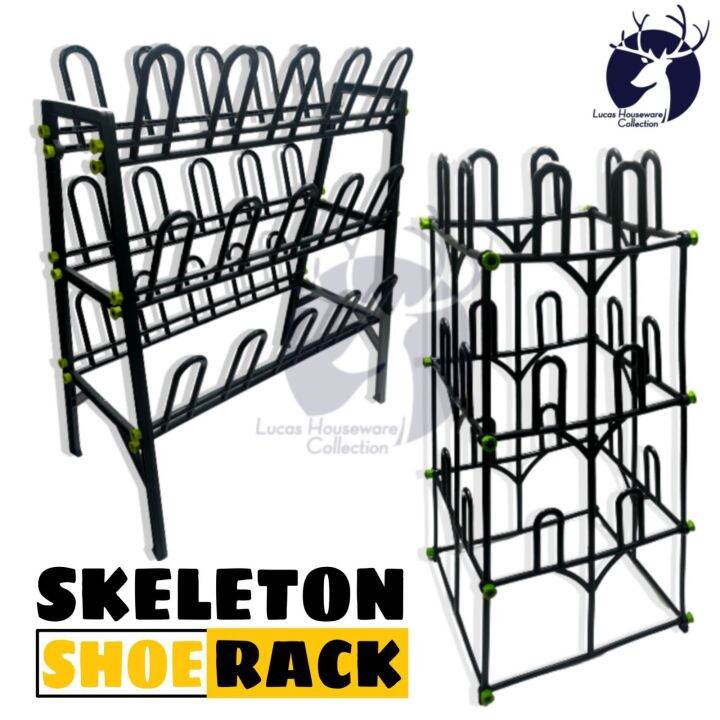 SKELETON SHOE RACK / SHOE ORGANIZER RACK / SHOE SHELF / SHOE STORAGE ...