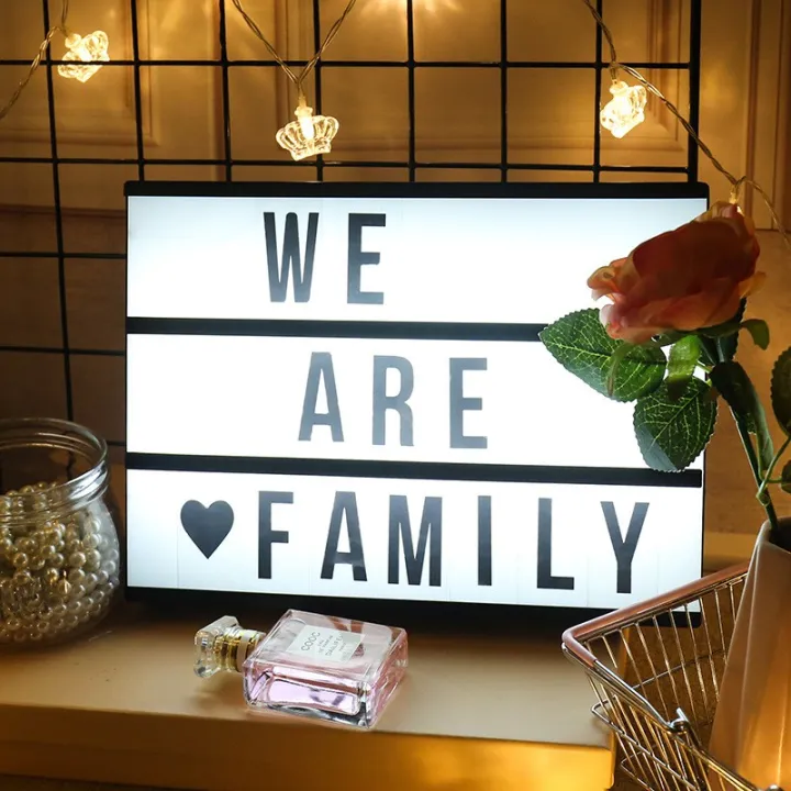 popular [STOCK+COD] A4 Size Led Message Box Light Box Home Decorative ...